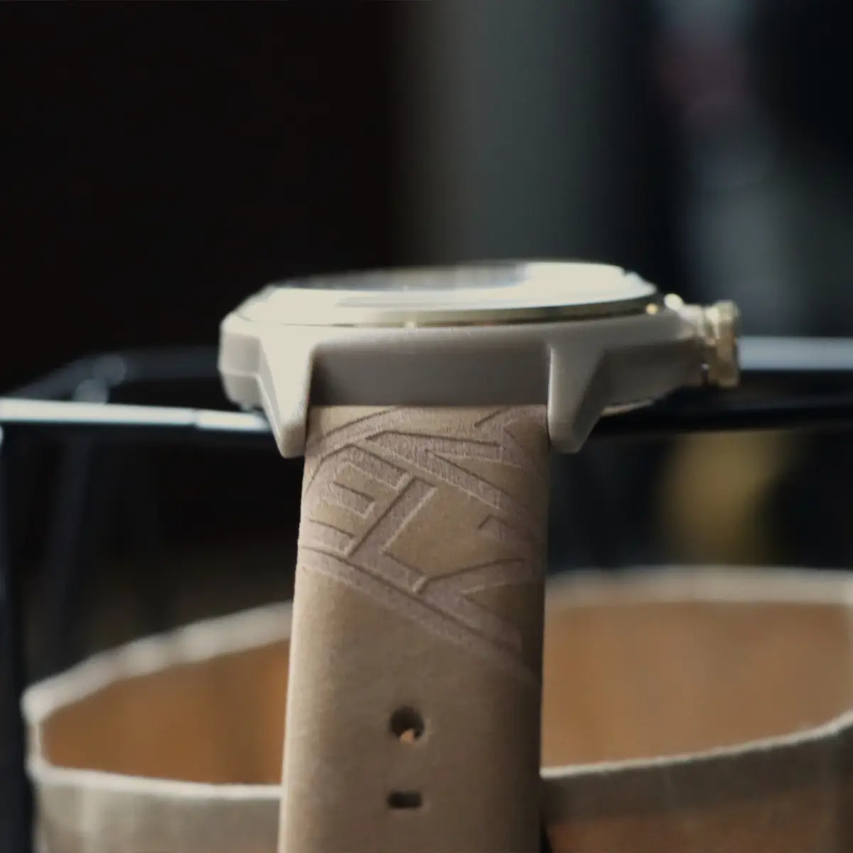 Kamel (Leather) Strap // Light gold buckle - ELZ Swiss Watch – THE ...